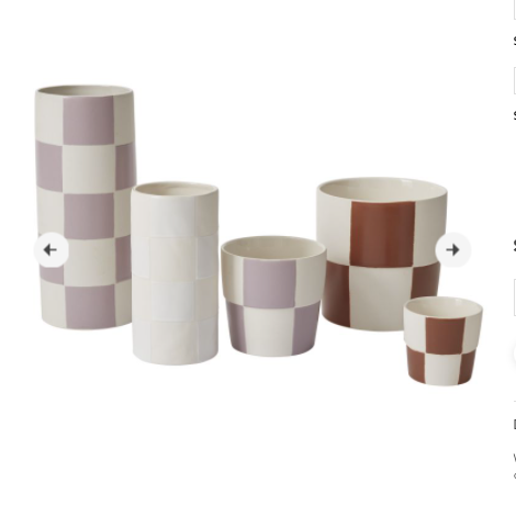 Checkerboard pot – Roadside Blooms